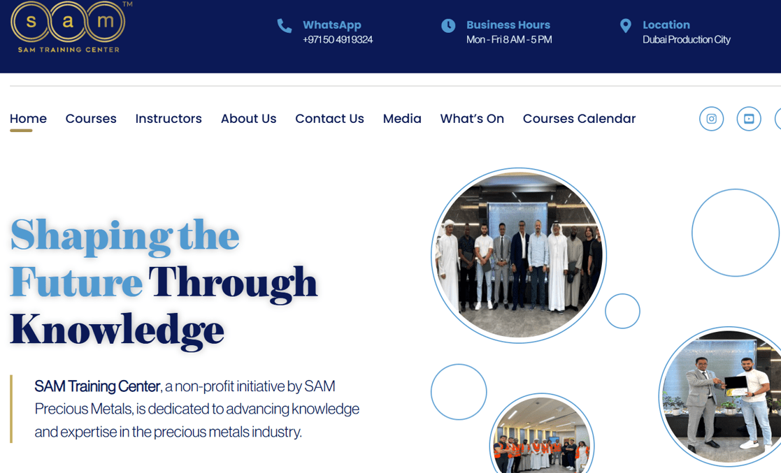 Value Added Services | SAM Precious Metals